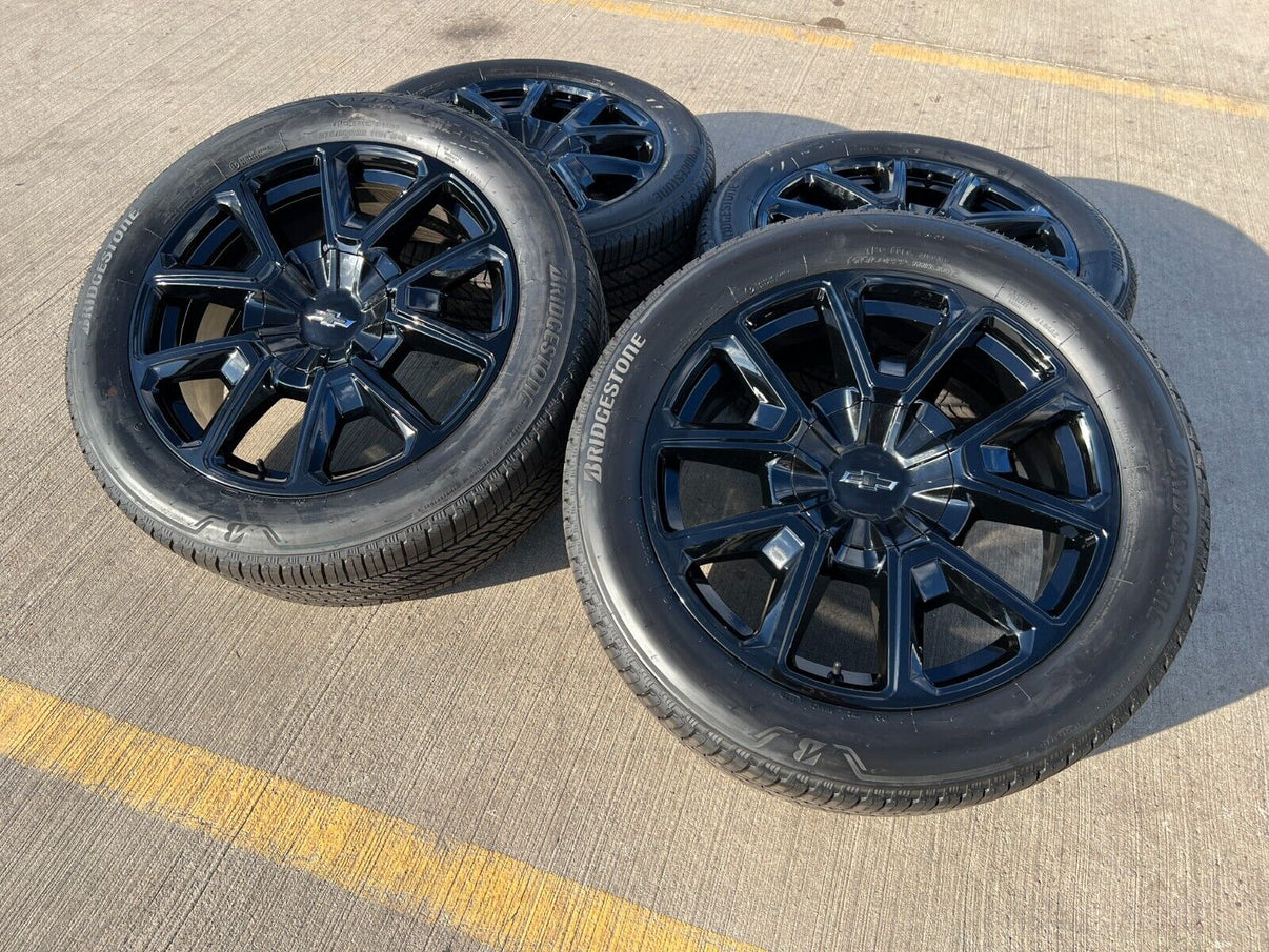 Shop OEM 22" Chevy Tahoe Silverado RST OEM 14035 wheels rims 2023 2024 ...