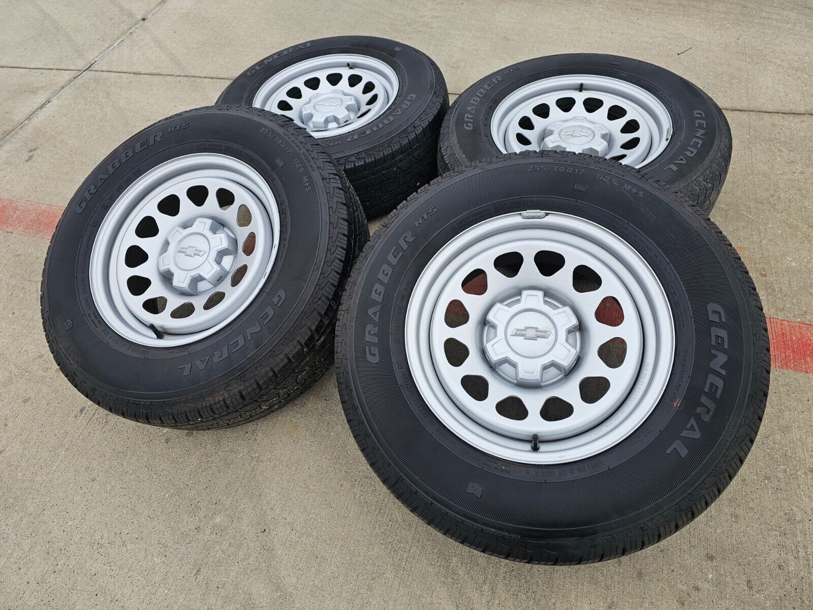 17" Chevy Silverado OEM wheels rims Tahoe Colorado 8130 GMC Canyon 202 ...