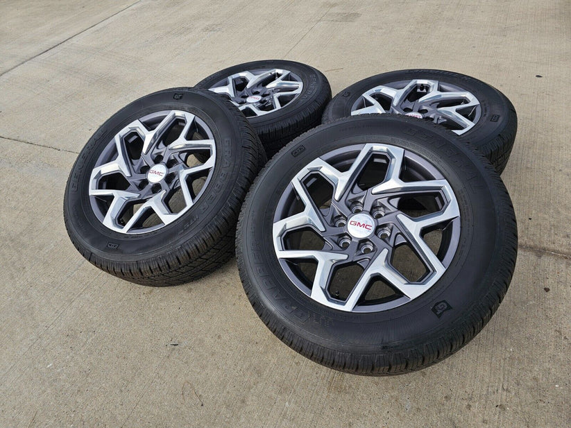 Shop OEM 20" GMC Sierra Yukon AT4 Tahoe Silverado OEM wheels rims tires ...