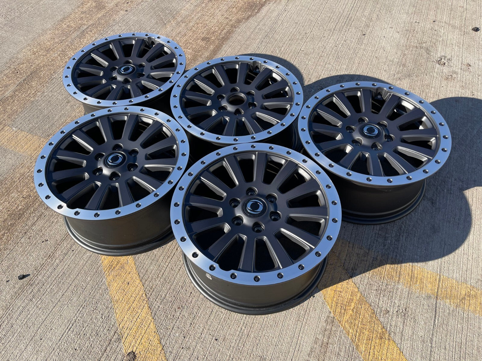 Shop OEM (5) 18" INEOS Grenadier OEM wheels rims beadlock 2023 2024 ...