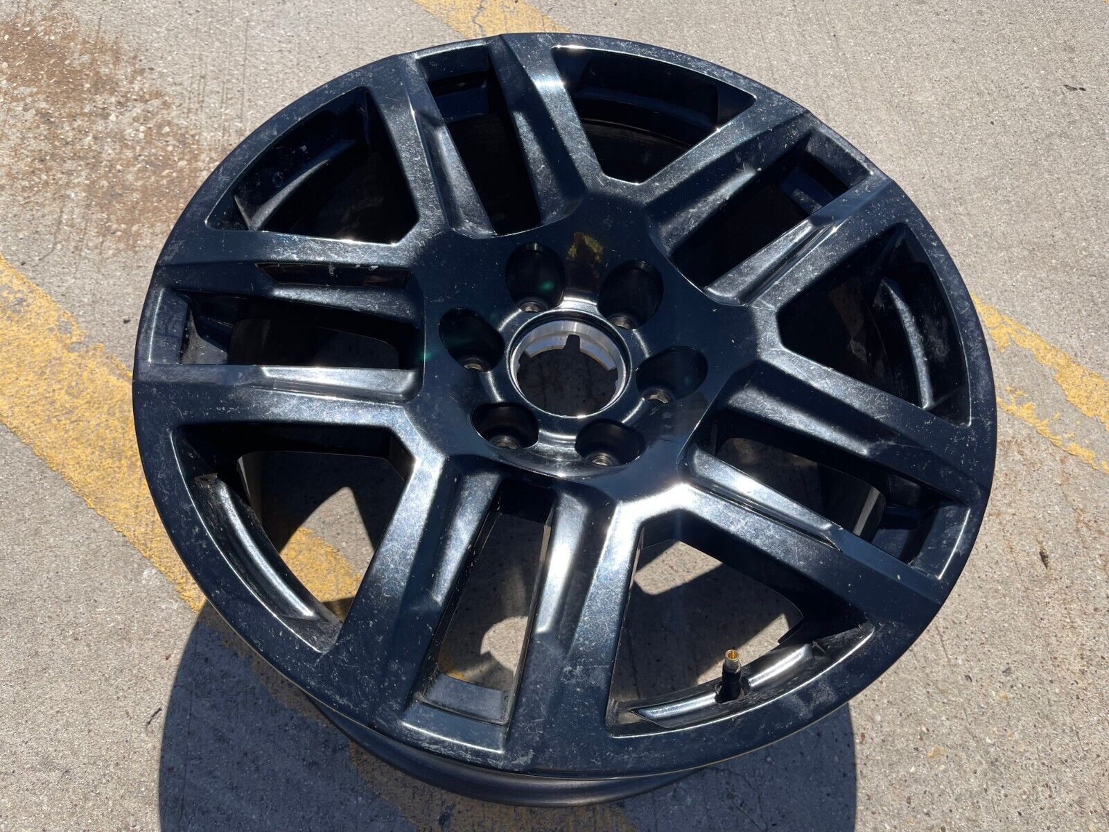 20" Chevy Silverado 1500 Tahoe ZR2 GMC OEM wheel rim 5913 black 2022 2 ...