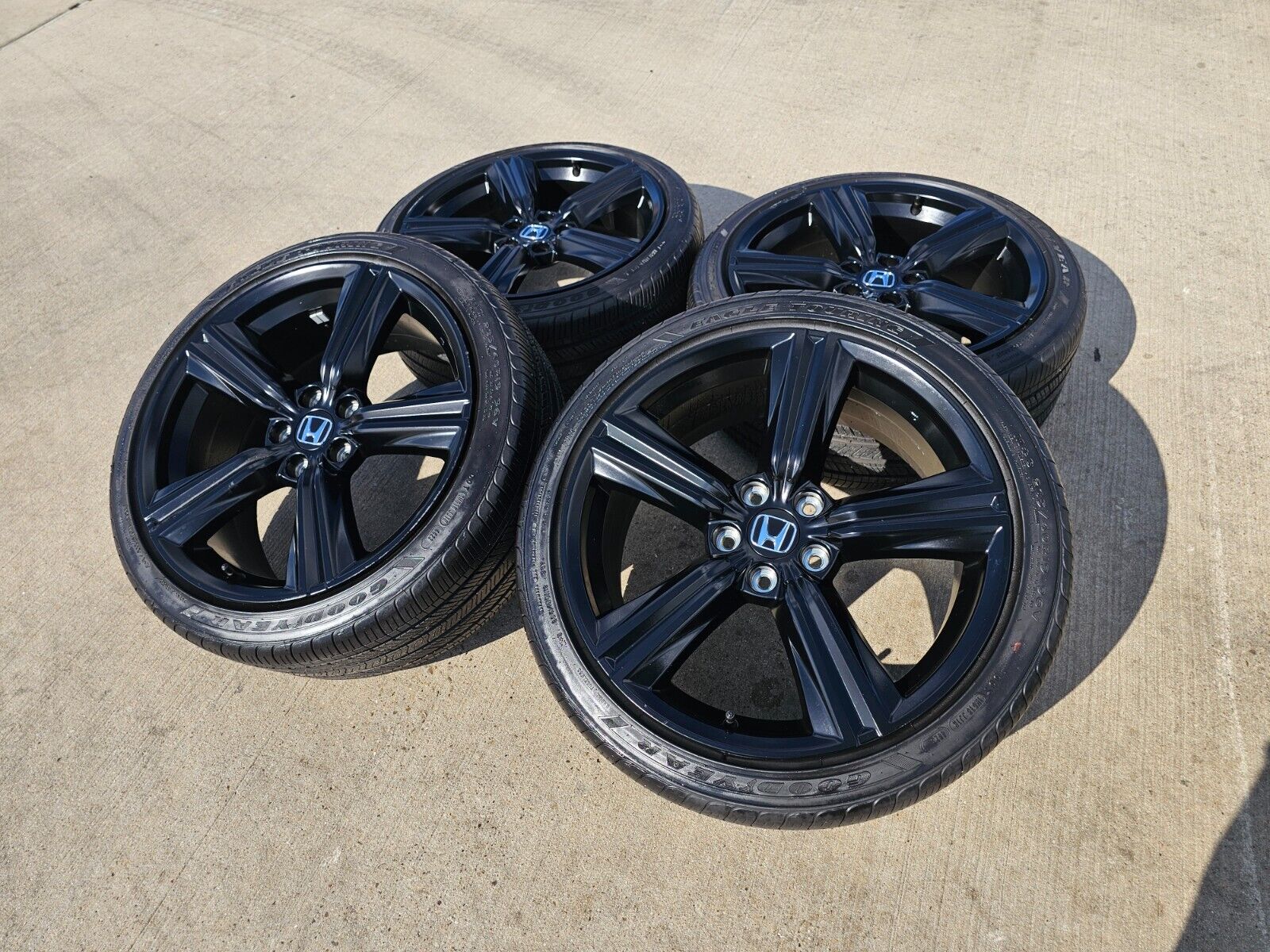 19" Honda Accord OEM Black Sport wheels rims 60307 190340 Civic 2023 2 ...