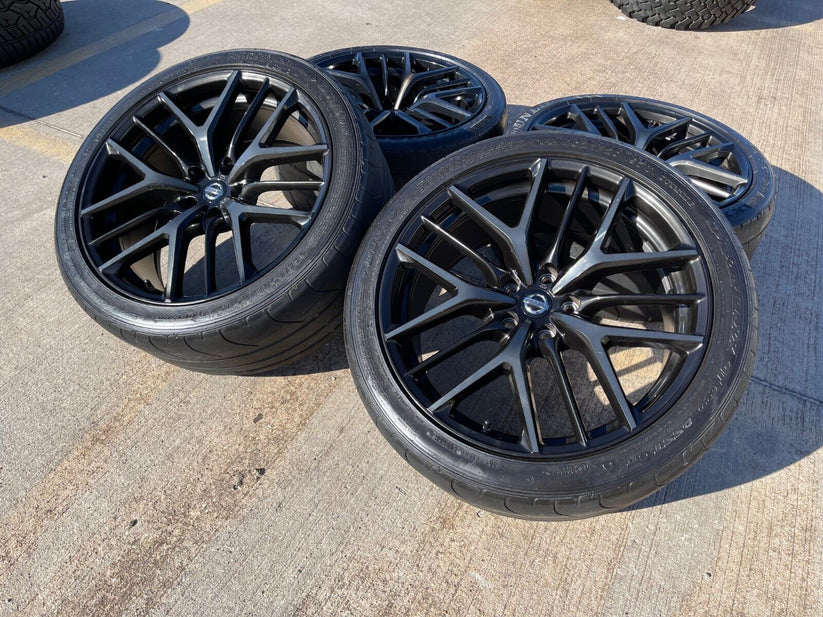 20" Nissan GT-R OEM wheels rims RAYS 62801 62200 GTR 2019 2020 2022 20 ...