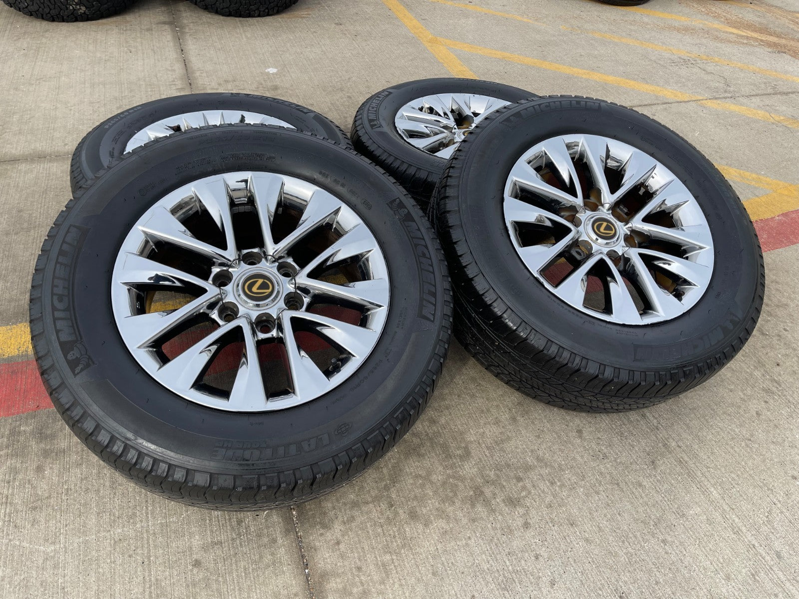 Shop OEM 18" Lexus GX460 GX470 Tacoma 4Runner OEM 74297 CHROME wheels ...