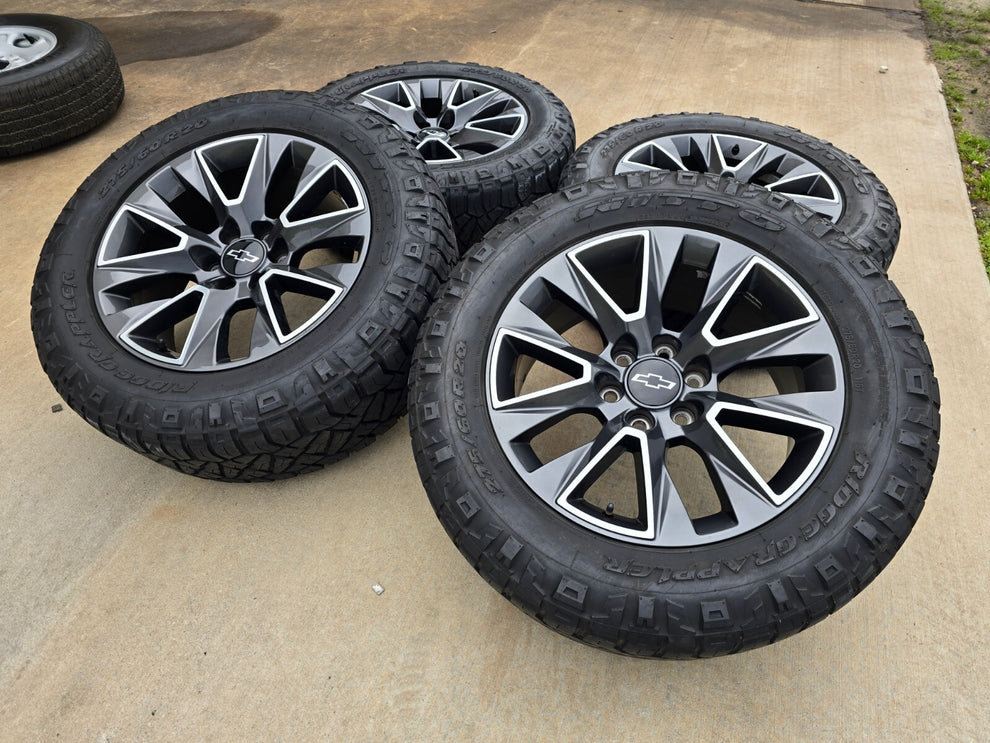 20" Chevy Tahoe Silverado OEM 5919 wheels rims GMC Yukon 2024 2025 NIT ...