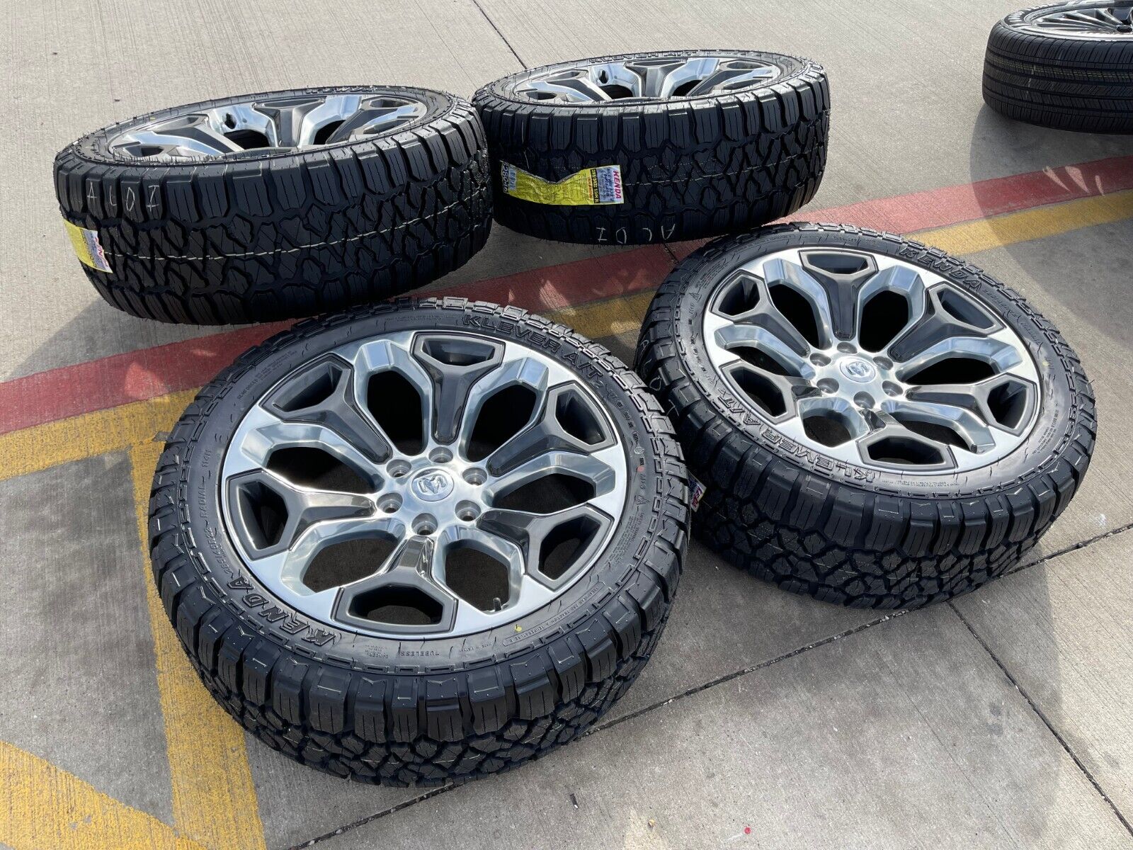 22" Dodge Ram 1500 OEM LIMITED Laramie wheels rims 2685 GRAY 2024 2025 ...