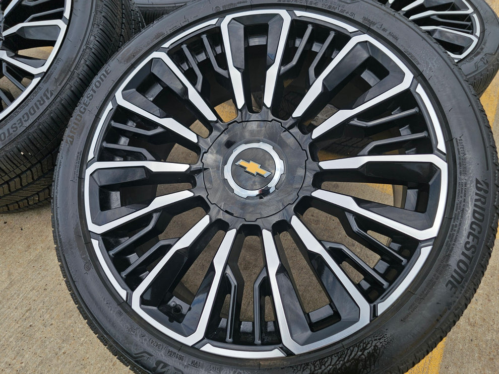 Shop OEM 24" Chevy Tahoe Suburban Silverado OEM High Country wheels ...