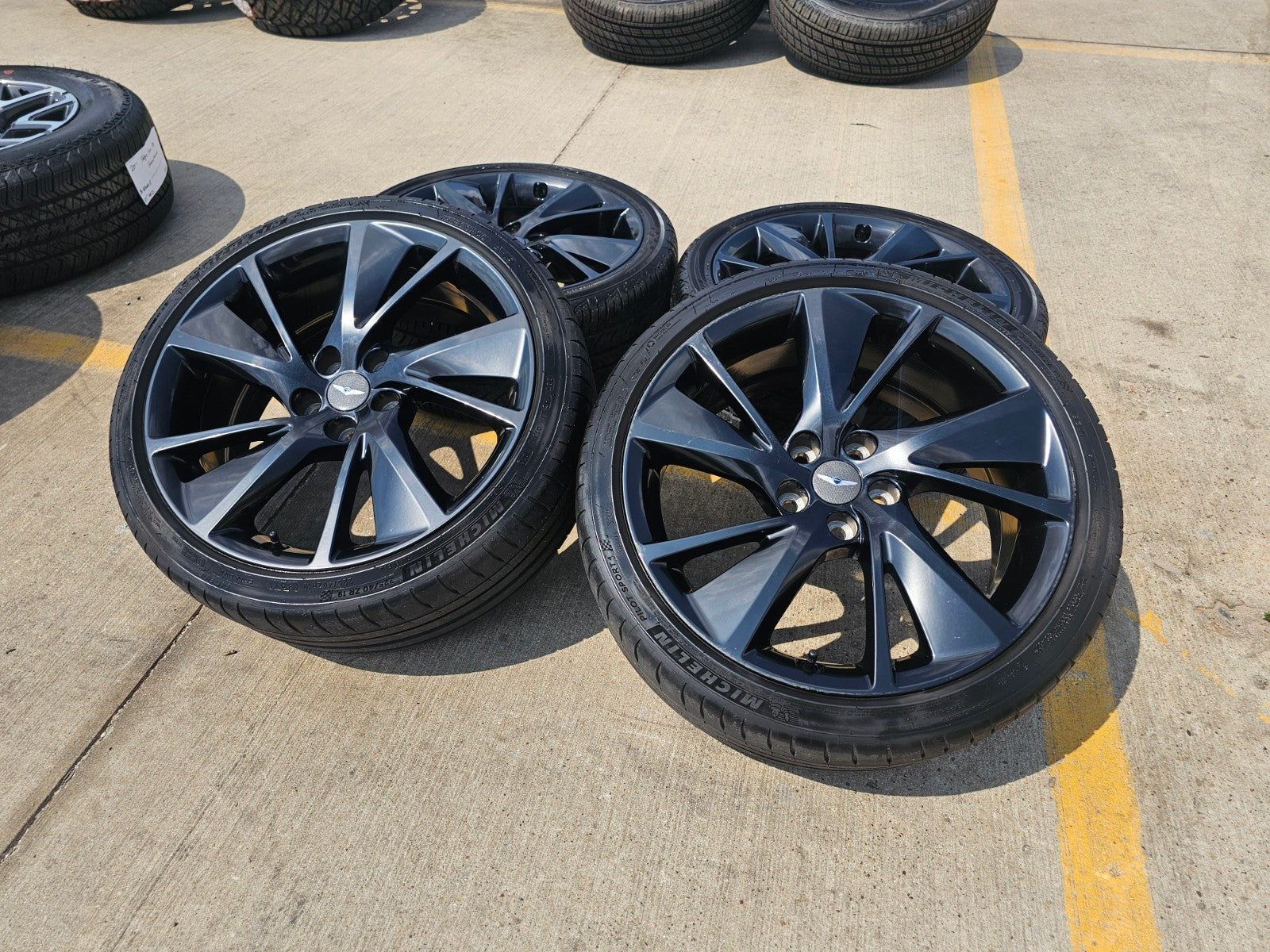 Shop OEM 19" Hyundai Genesis G70 G80 OEM 71030 71031 wheel rims Sonata ...