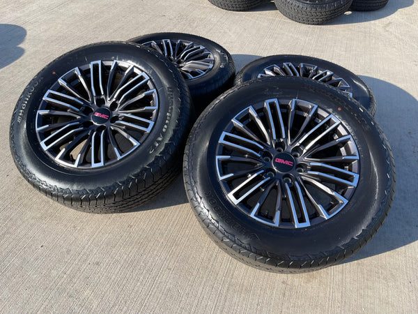 Shop OEM 20" GMC Sierra Yukon Chevy Silverado OEM wheels rims 2024 2025 ...