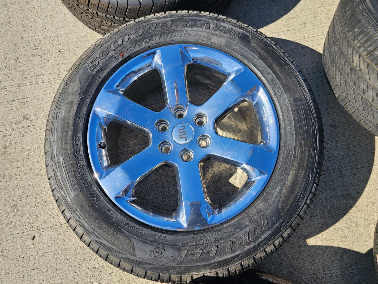20" Ford F-150 KING RANCH OEM rim CHROME 10347 spare 2021 2022 2023 20 ...