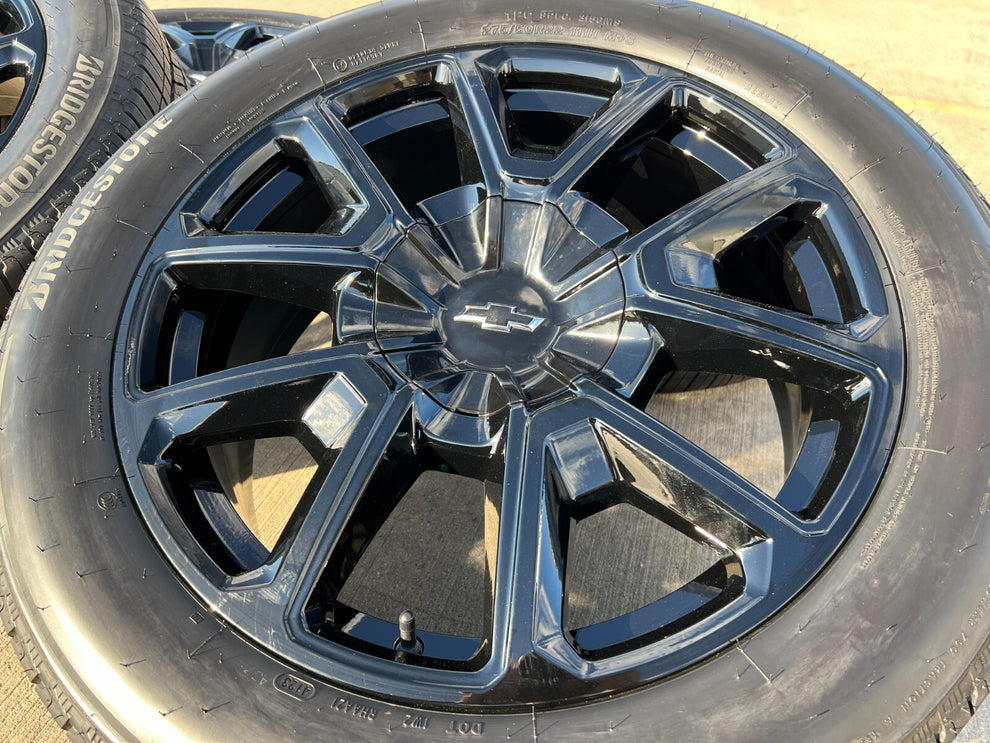 Shop OEM 22" Chevy Tahoe Silverado RST OEM 14035 wheels rims 2023 2024 ...