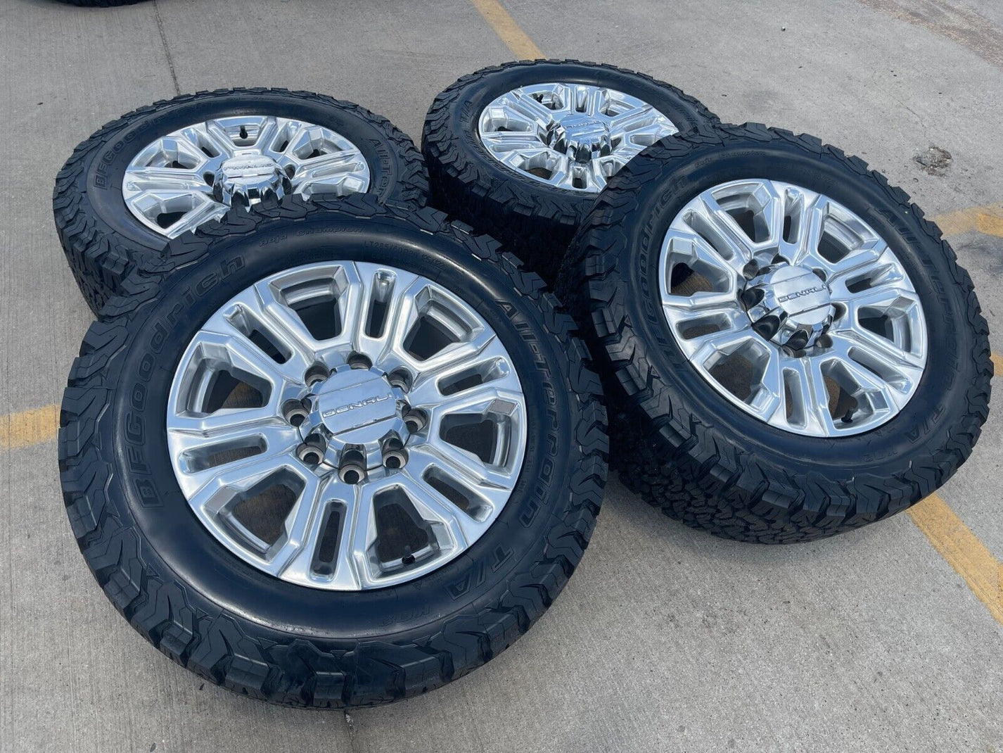 20" GMC Sierra Denali 2500 3500 OEM 5957 wheels rims 2024 2025 NEW BFG ...