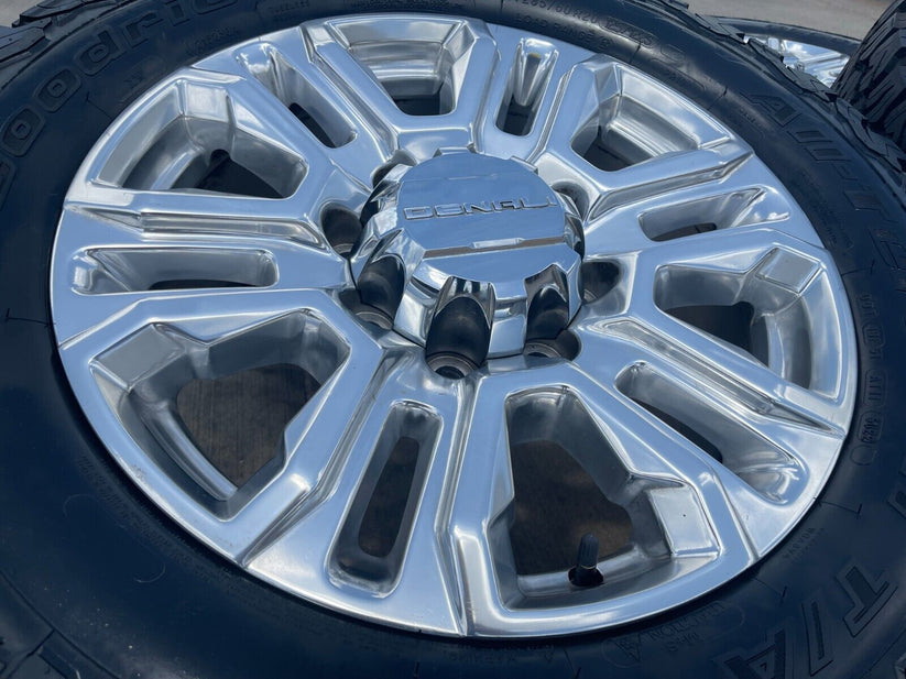 20" GMC Sierra Denali 2500 3500 OEM 5957 wheels rims 2024 2025 NEW BFG ...