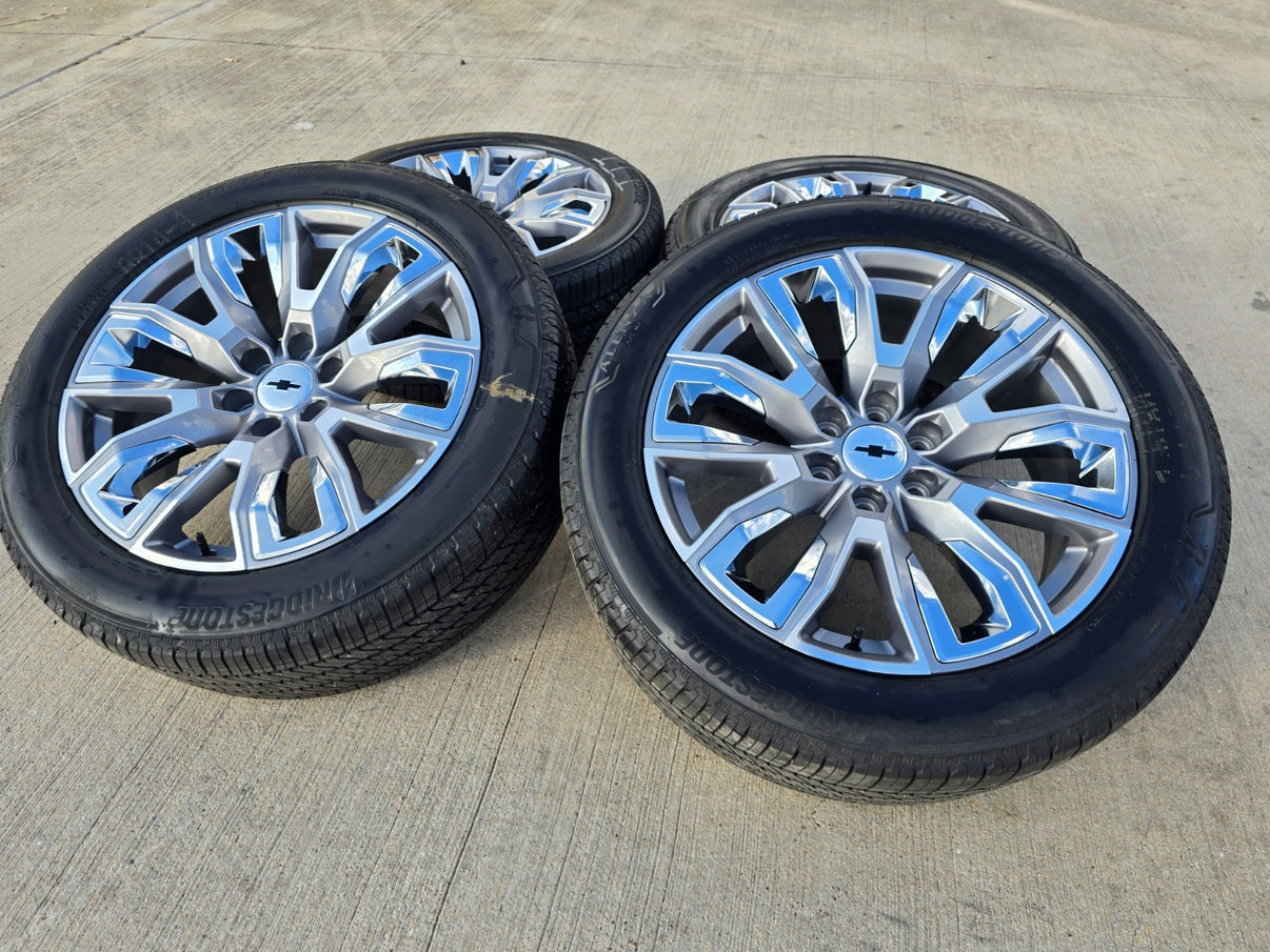 Shop OEM 22" GMC Yukon Chevy Tahoe Escalade OEM chrome 95513 wheels ...