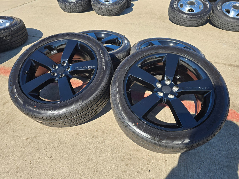 Shop OEM 22" Land Rover Range DEFENDER OEM 72353 wheels rims black ...