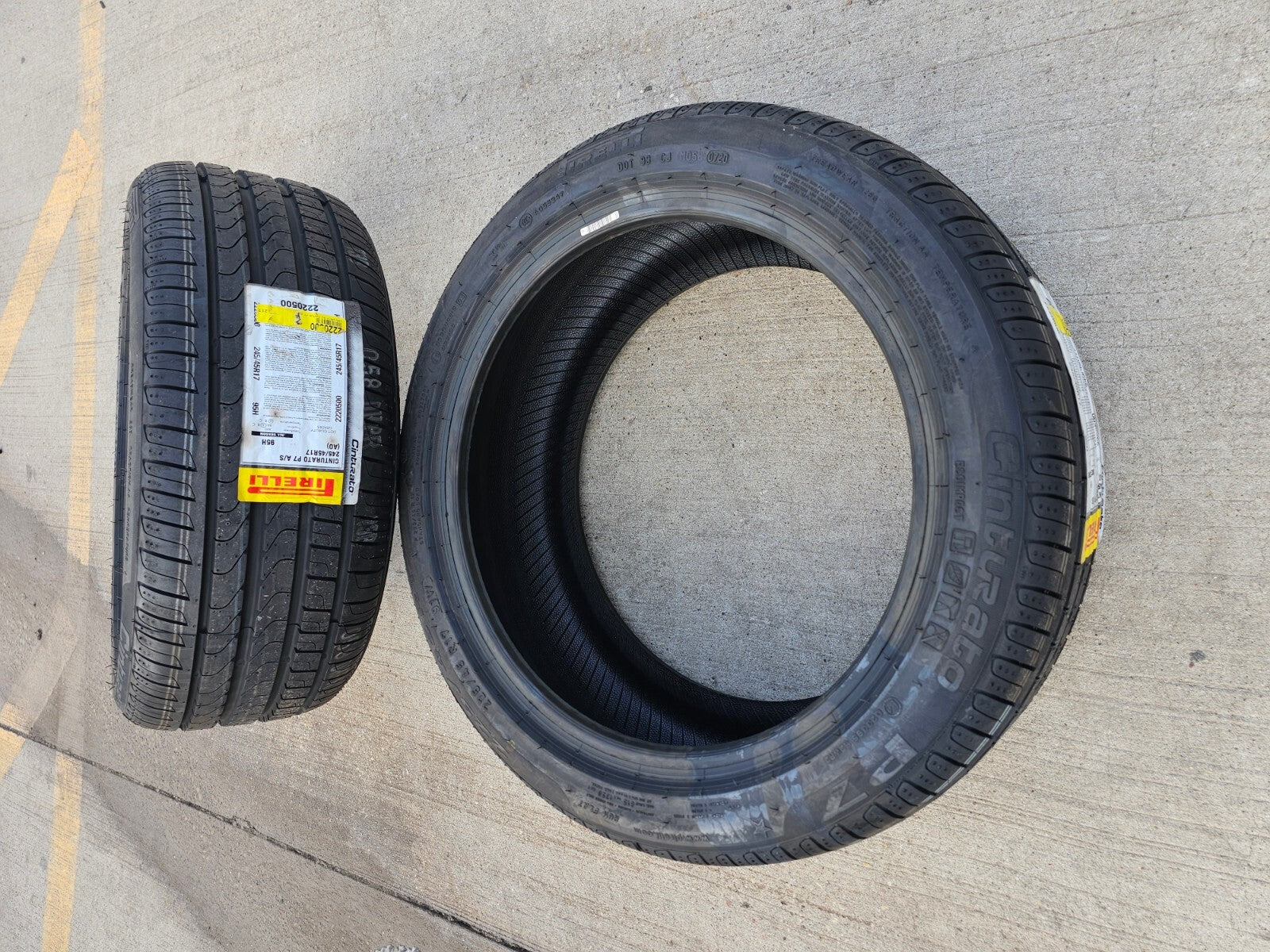 (1) 225/45/17 Pirelli Cinturato A/S tire 91W 225/45r17 RFT NEW – Texas ...