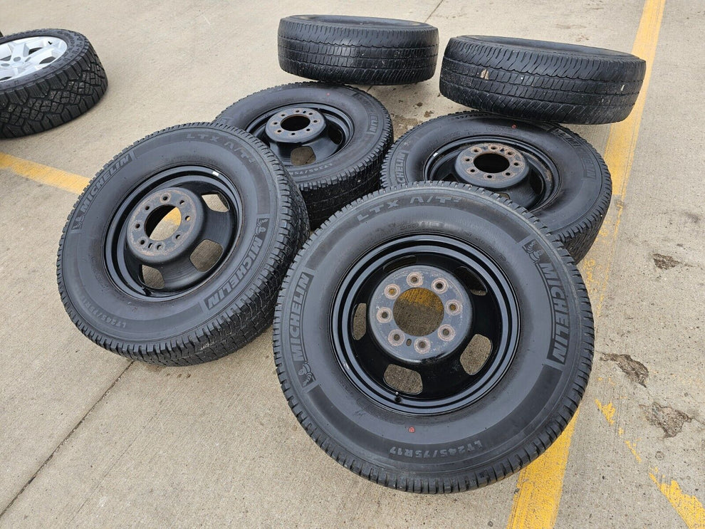 17" Dodge Ram 3500 DUALLY OEM wheels rims 2191 2015 2016 2017 2018 8x1 ...