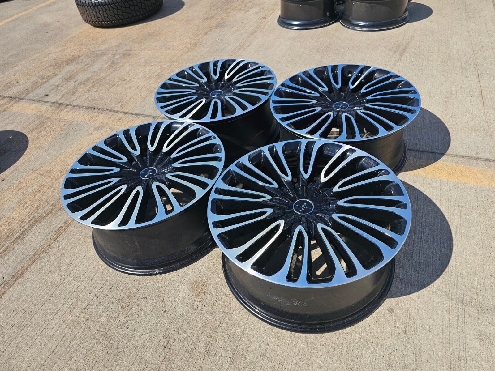 22" Lincoln Aviator Black Label OEM rims wheels 10242 Explorer 2023 20 ...