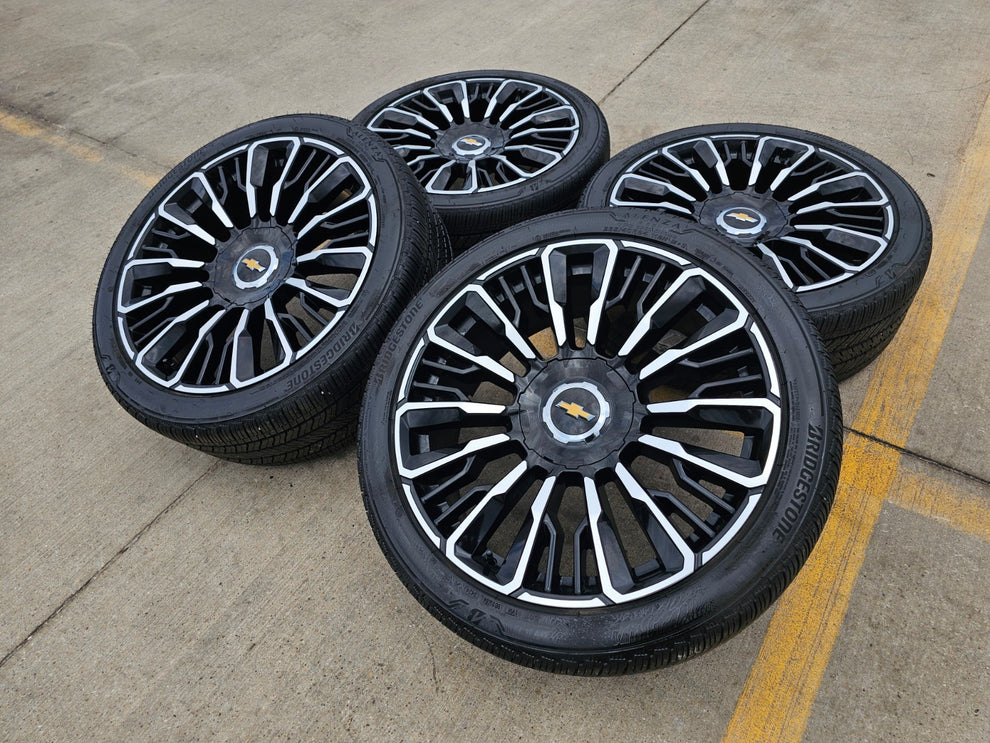 Shop OEM 24" Chevy Tahoe Suburban Silverado OEM High Country wheels ...