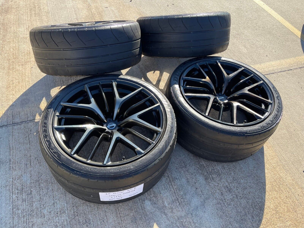 20" Nissan GT-R OEM wheels rims RAYS 62801 62200 GTR 2019 2020 2022 20 ...